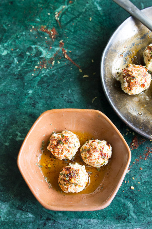 The Blurry Lime | LABNEH WITH SUMAC, CHILLI, AND MINT