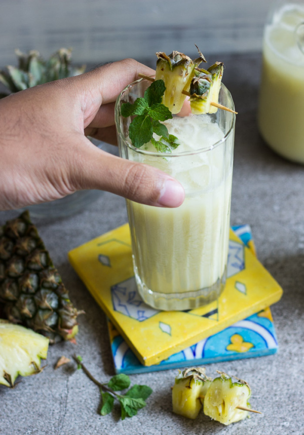 The Blurry Lime | SAVOURY PINEAPPLE LASSI